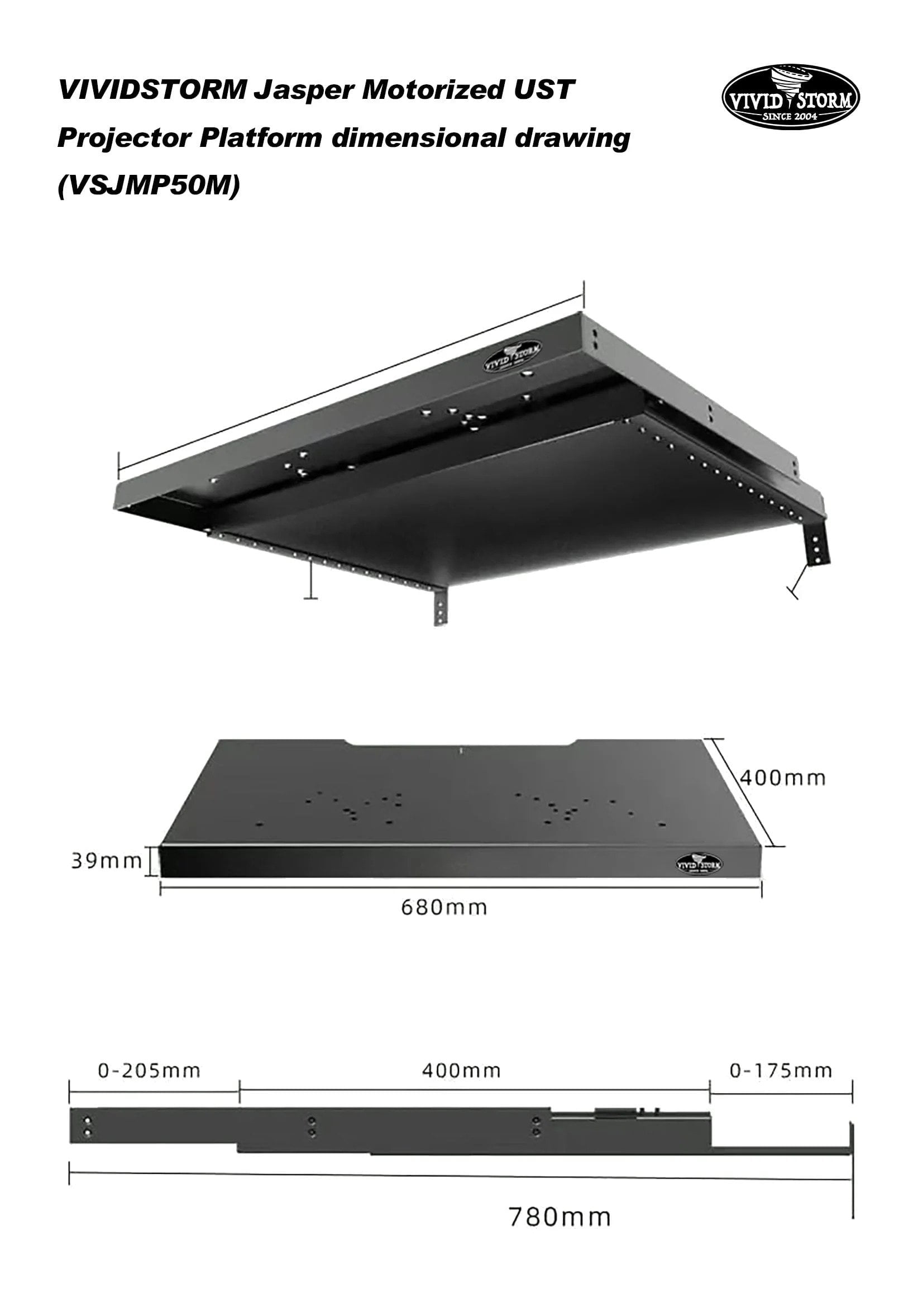 VIVIDSTORM Jasper Motorised UST Projector Platform - VIVIDSTORM QATAR ...