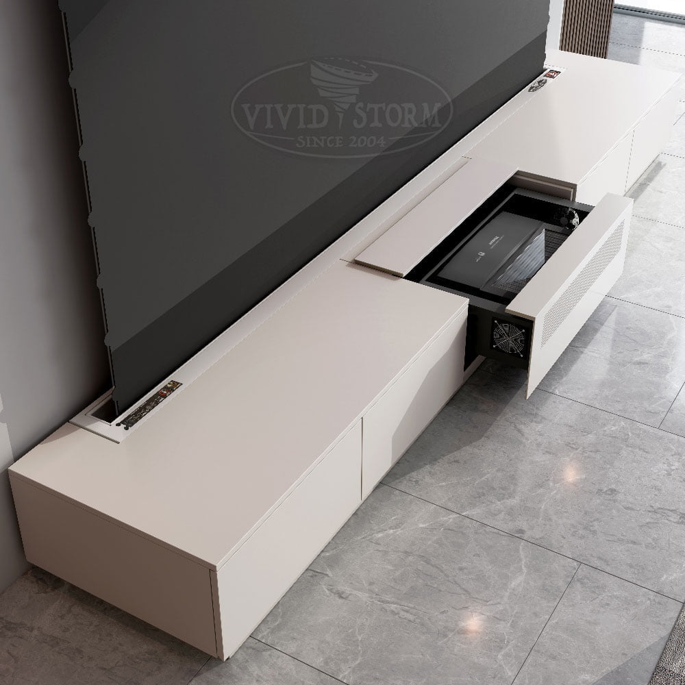 VIVIDSTORM Motorised Laser TV Cabinet Monte Carlo - VIVIDSTORM QATAR ...