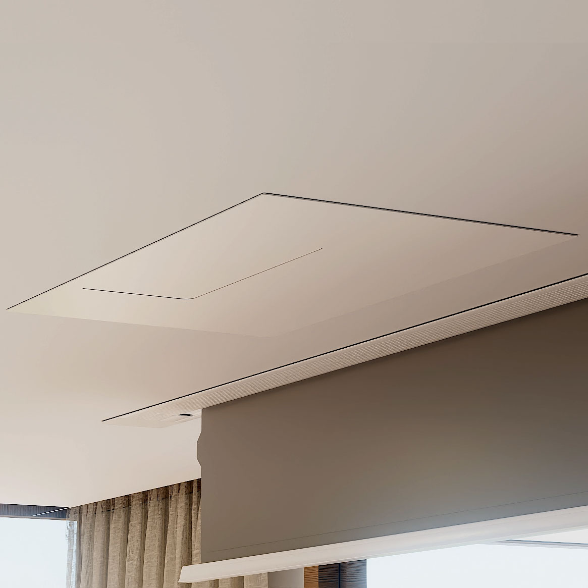 VIVIDSTORM Recessed In-Ceiling Motorized UST Projector Case ...